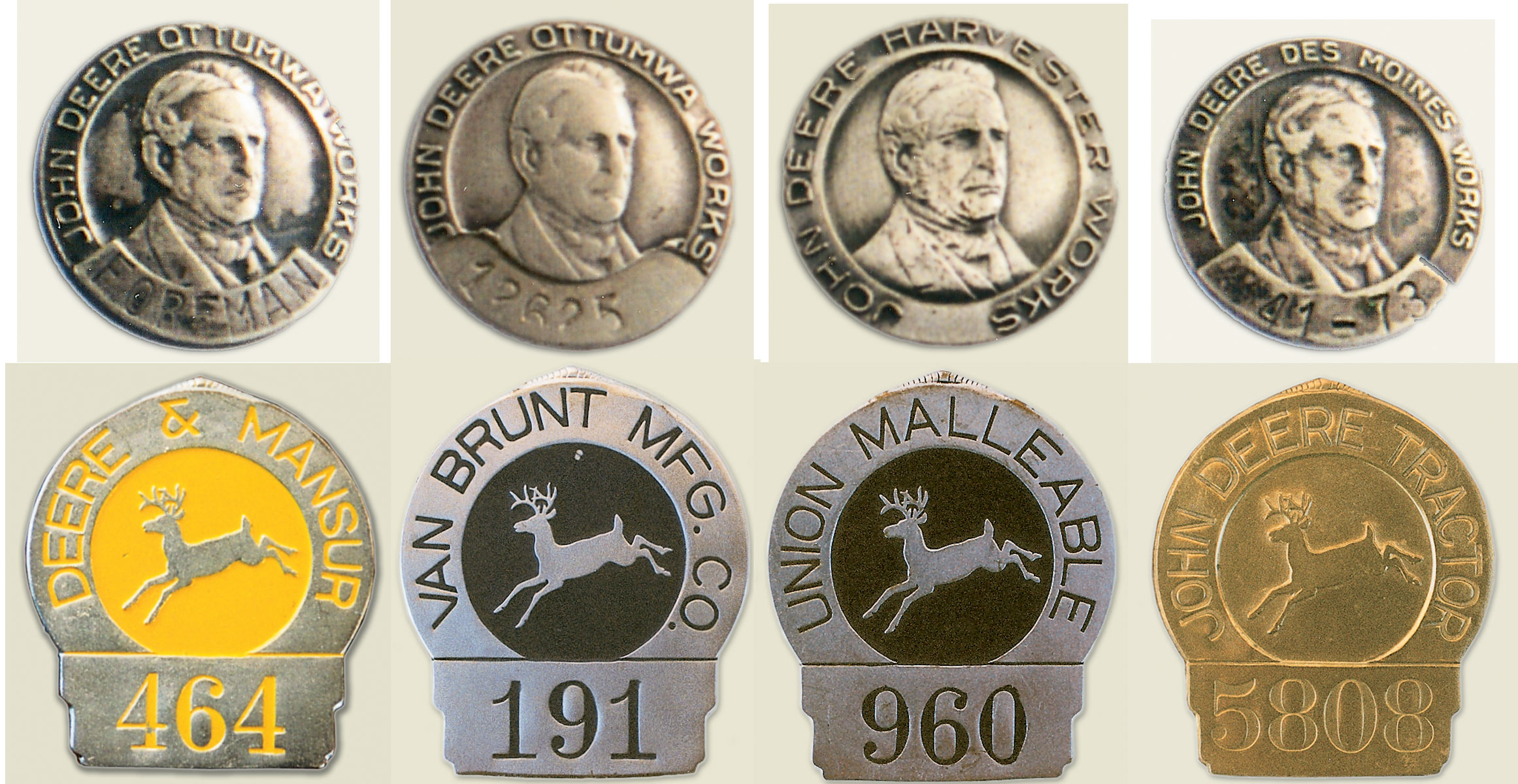 Collectible John Deere Work Badges - Farm Collector